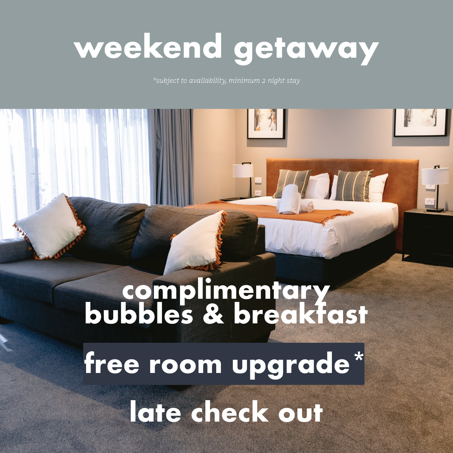Weekend Getaway Package - Wagga RSL Motel